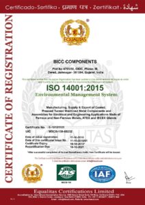 iso-environment-cert | Bicc Components ltd